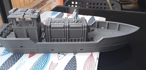 32mm Tabletop terrain, Cargo ship, sci-fi/cyberpunk, wargaming | eBay