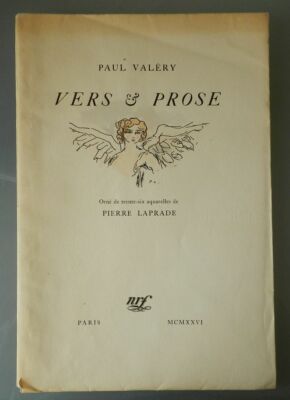 VERS & PROSE - PAUL VALÉRY - AVEC 36 AQUARELLES DE PIERRE LAPRADE - N ...
