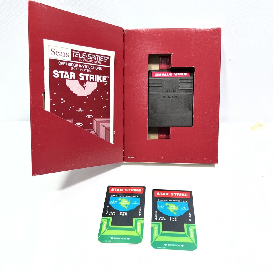 Intellivision: Super Video Arcade STAR STRIKE (Intellivision, 1981 ...