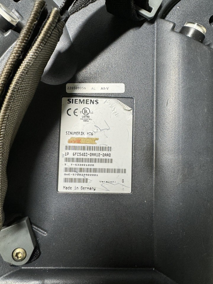 SIEMENS 6FC5403-0AA10-0AA0 SINUMERIK HT6 HANDHELD TERMINAL | eBay