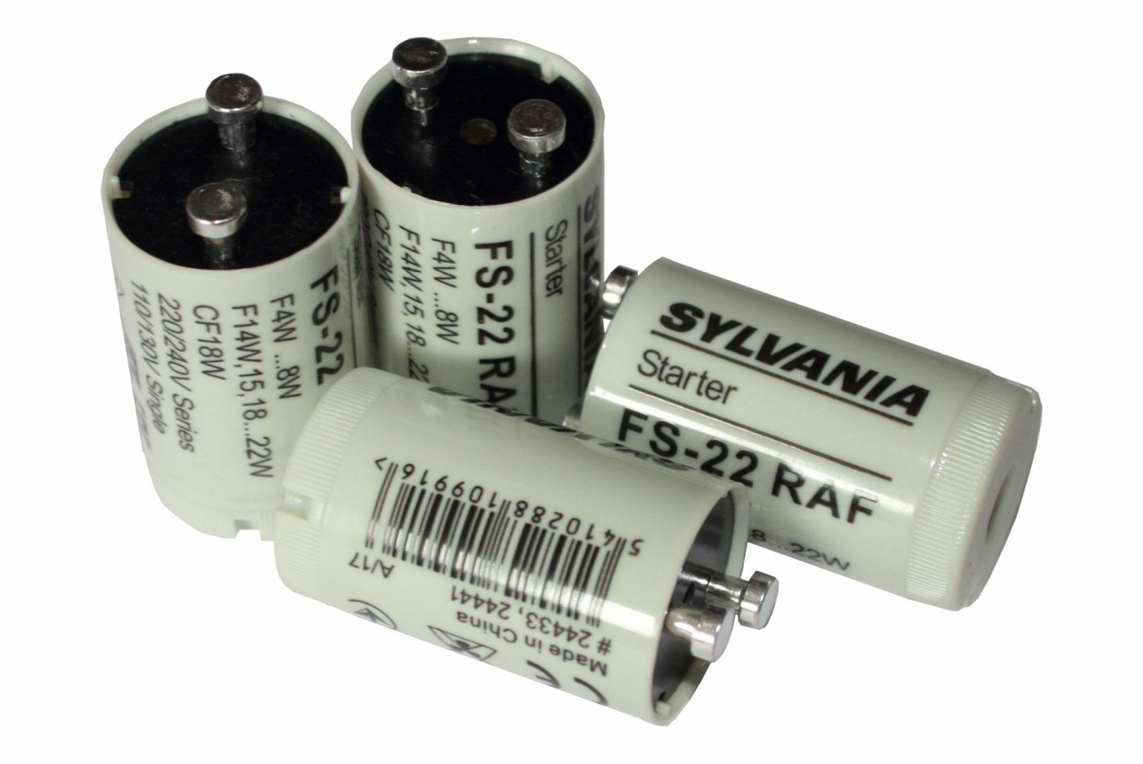 Sylvania FS-22 RAF 4-22W Fluorescent Light/Tube Starter Switch (=FS2 ...