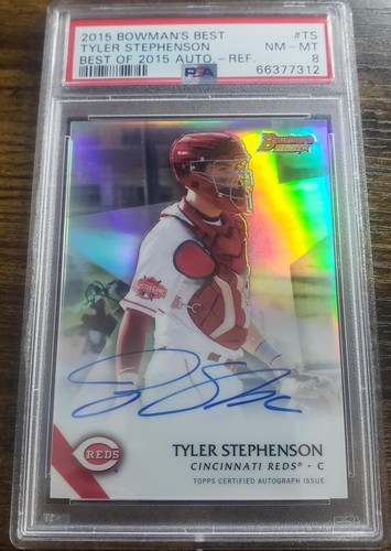 Tyler Stephenson - Lot of 11 Graded Cards including Rookie, Foils, and ...