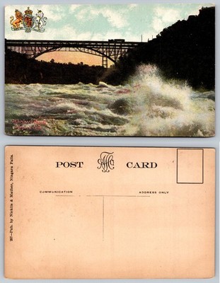 Rapids Bridge River Scene Postcard | eBay