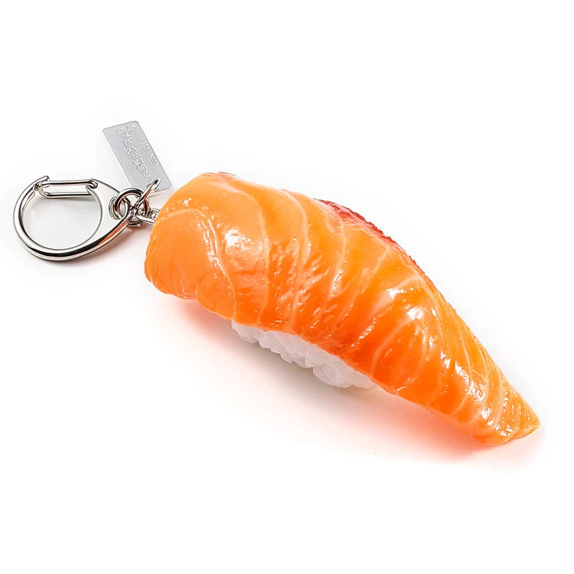 [ Salmon Sushi Nigiri ] Keychain – Japanese Handmade Fake Food Sample ...