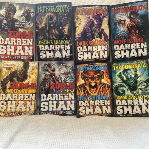 Darren Shan Zom-B Book Set ×8 Horror Fiction Paperback Underground City ...