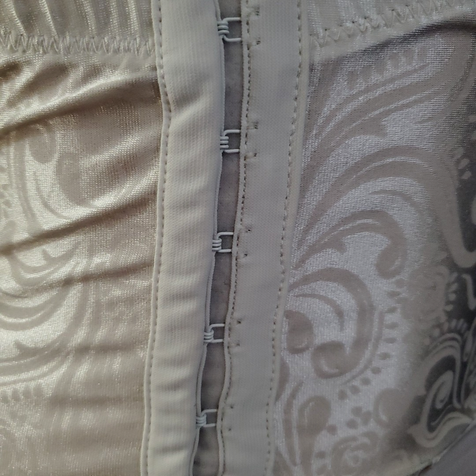 Vintage CUPID High Waist Brief SHINY SATIN Control Girdle Granny Panty ...