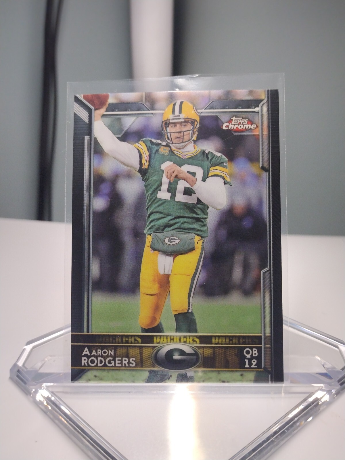 2015 Topps Chrome Mini Football Card #2A Aaron Rodgers | eBay