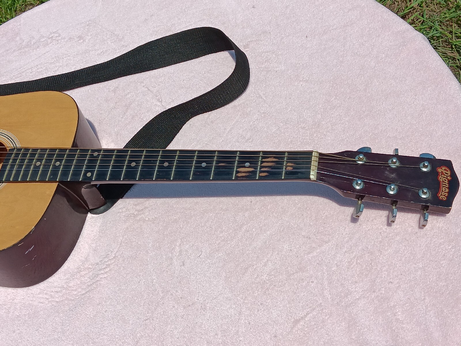 Vtg VHTF Acoustic PIGNOSE Guitar 6 Steel String 1970s PIG NOSE USED ...