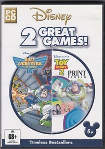Disney PC CD-Rom - 2 Great Games - Buzz Light Year - Toy Story 2 ...
