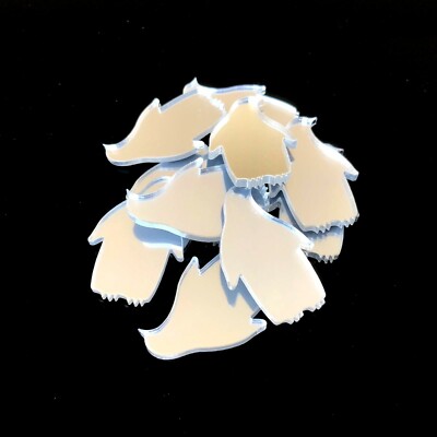 Penguin Shaped Crafting Mirrors Pks 10, Many Colours/Sizes, Engraving ...