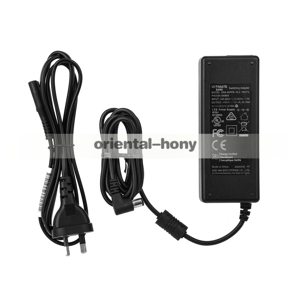 AC Adapter 19V 4.74A DSA-90PFE-19 for Ultimate Ears Hyperboom Home ...
