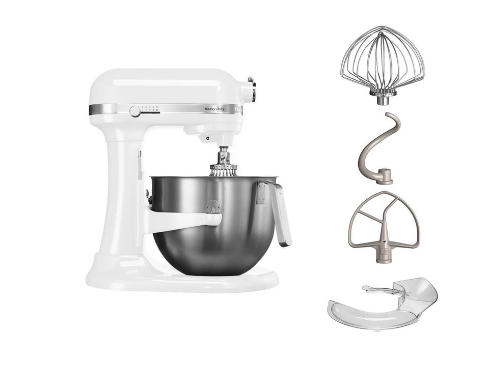 Kitchenaid 5KSM7591ZXEWH 6.9 Liter or 7 Qt Heavy Duty Stand Mixer 220 ...
