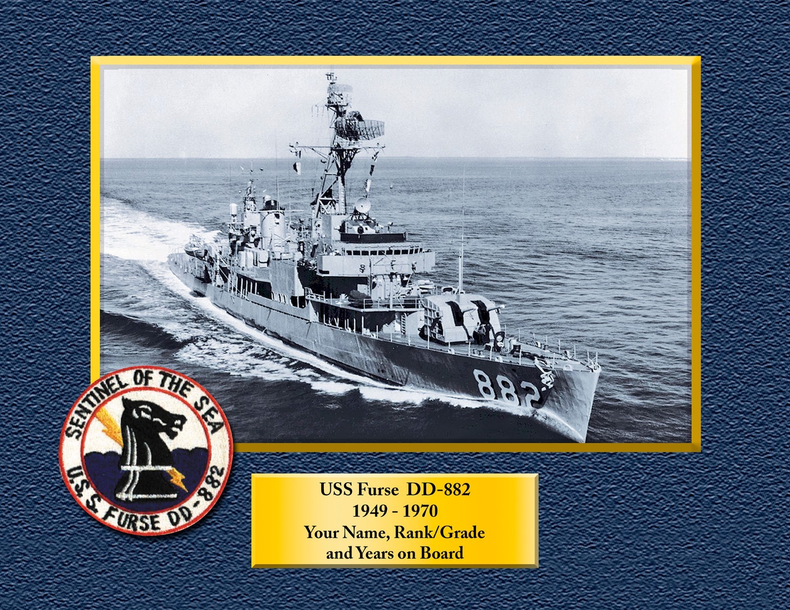 USS FURSE DD 882 Custom Personalized Print of US Navy Gift Idea | eBay
