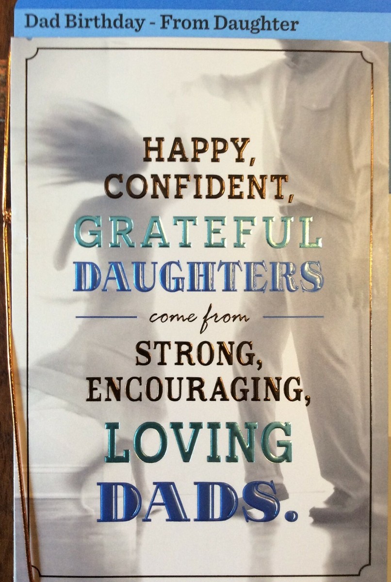 Happy Birthday Card For Father From Daughter - Infoupdate.org