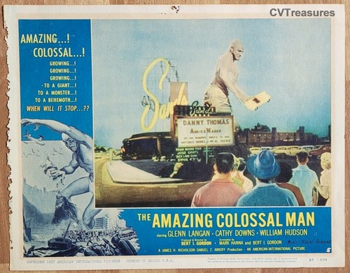 Amazing Colossal Man Sci Fi Movie Poster Classic Vintage Lobby Card ...
