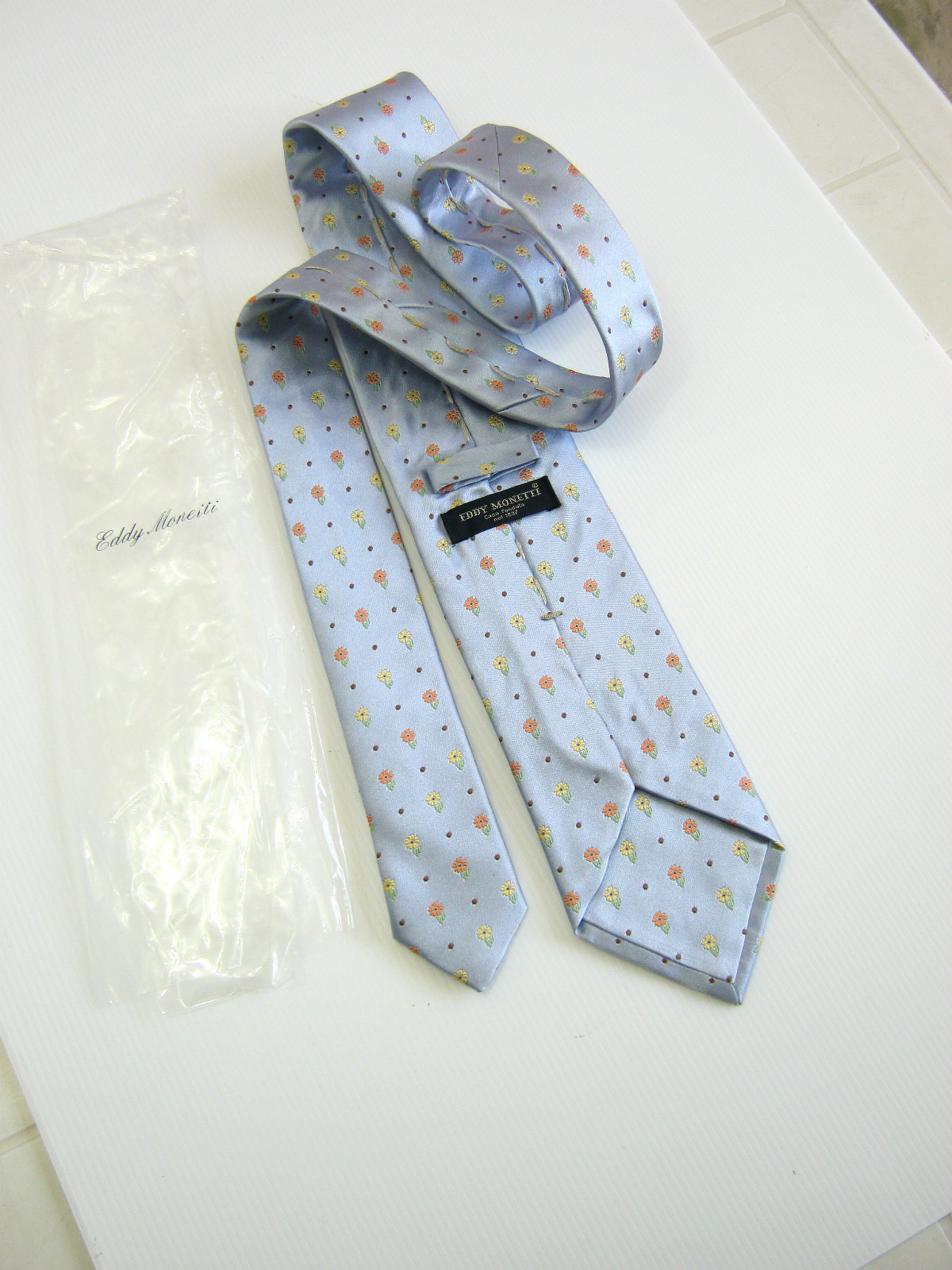 EDDY MONETTI NUOVA NEW PURA SETA PURE SILK ORIGINALE MADE ITALY | eBay
