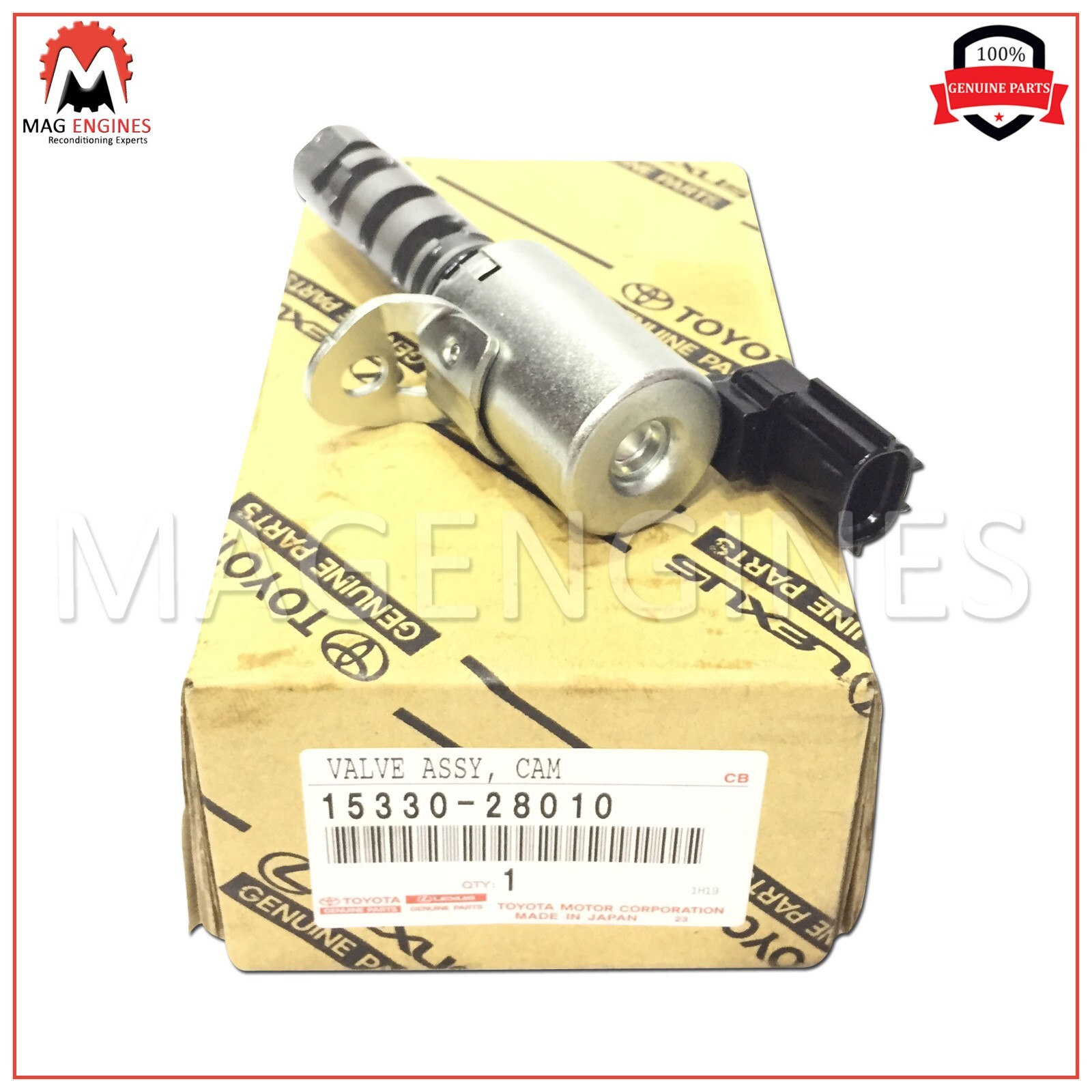 15330-28010 GENUINE OEM CAM TIMING CONTROL VALVE For CAMRY RAV4 SCION ...