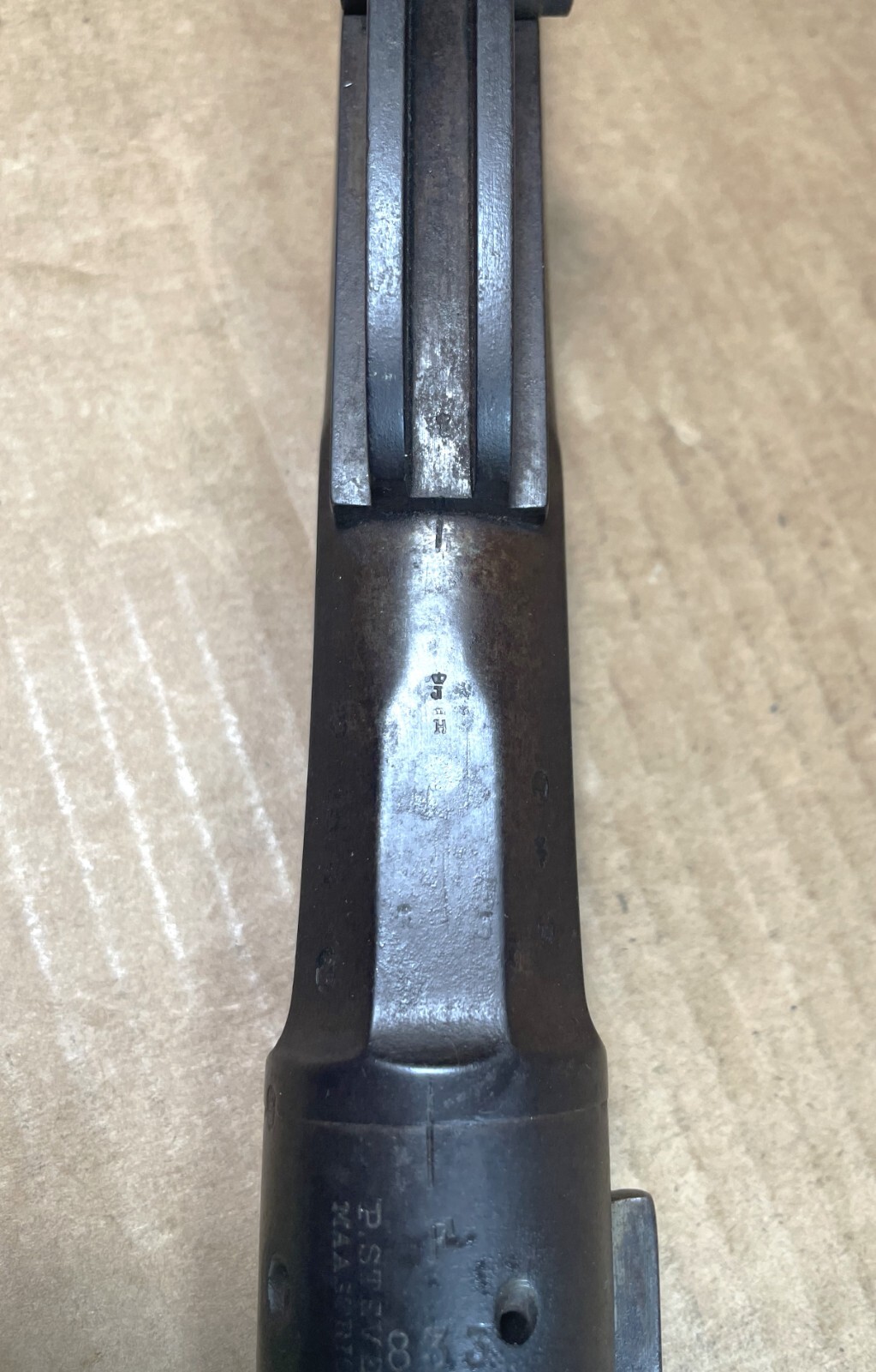 Dutch P. Stevens Maastricht 1874 Marked Rifle Barrel with Front and ...