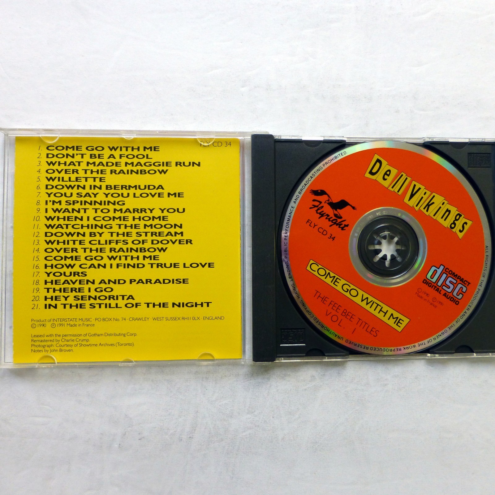 DELL VIKINGS Come go with me CD doowop Near-MINT KZcd182 | eBay Australia