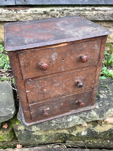 Apprentice Piece Mini Chest of Drawers Repair Project Victorian 19th C ...