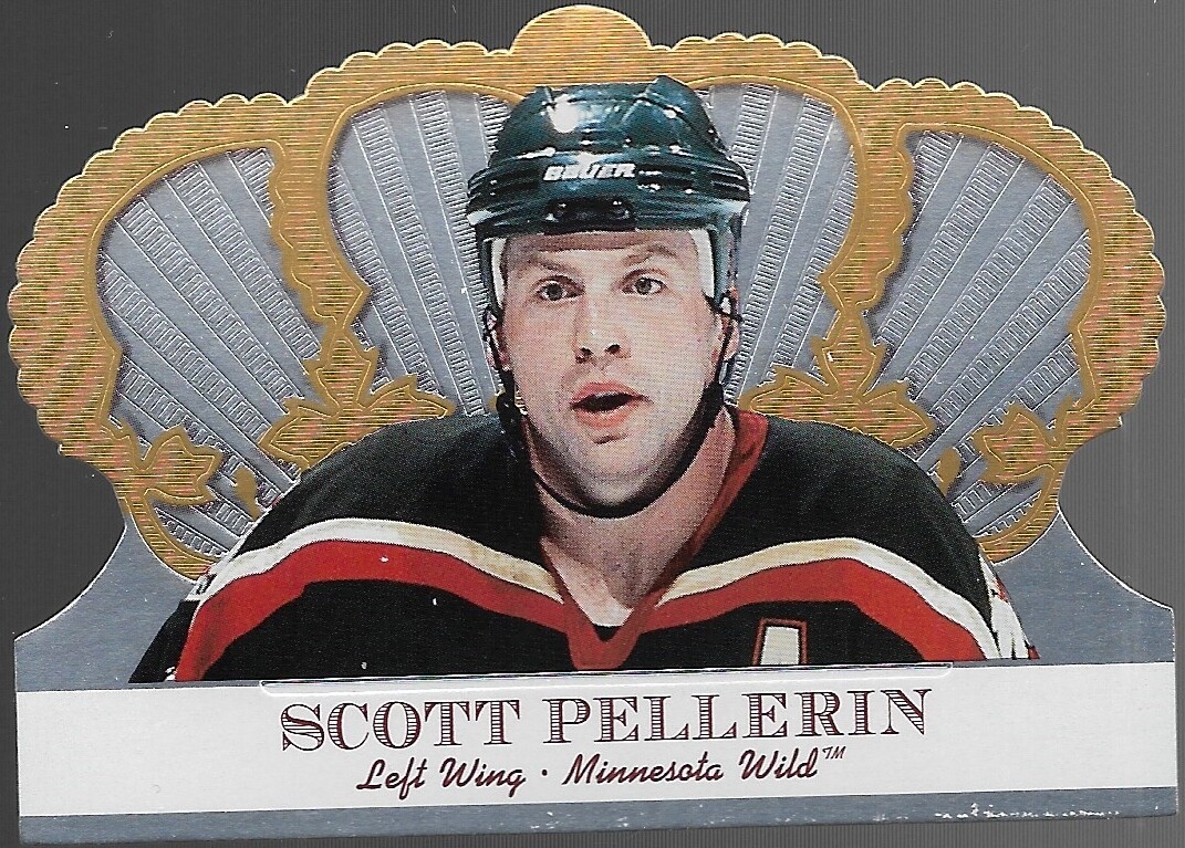 2000-01 Pacific Crown Royale Scott Pellerin 54 Minnesota Wild Die Cut ...