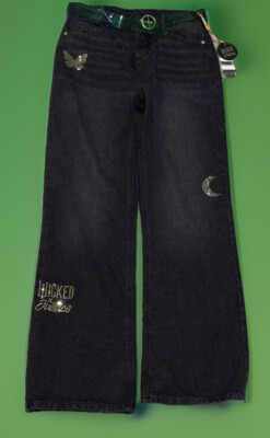 Wicked Movie 2024 Merch JusticexWicked Baggy Embellished Jeans 18 | eBay