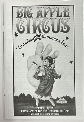 1994 The Big Apple Circus Grandma Meets Mummenschanz Program | eBay