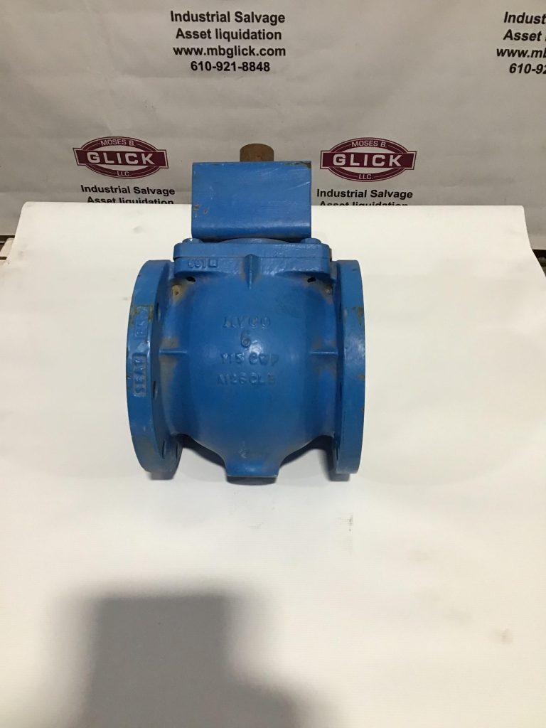 Milliken MVCO 6" Millcentric plug valve 175 CWP A126CLB | eBay