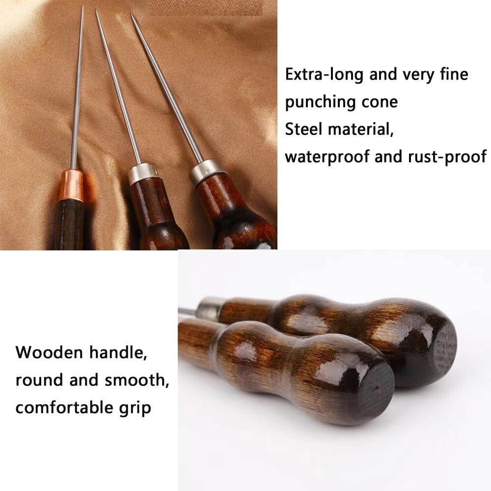 Gourd Shape Sharp Awl Handmade Old-fashioned Needle Cone Perforated ...
