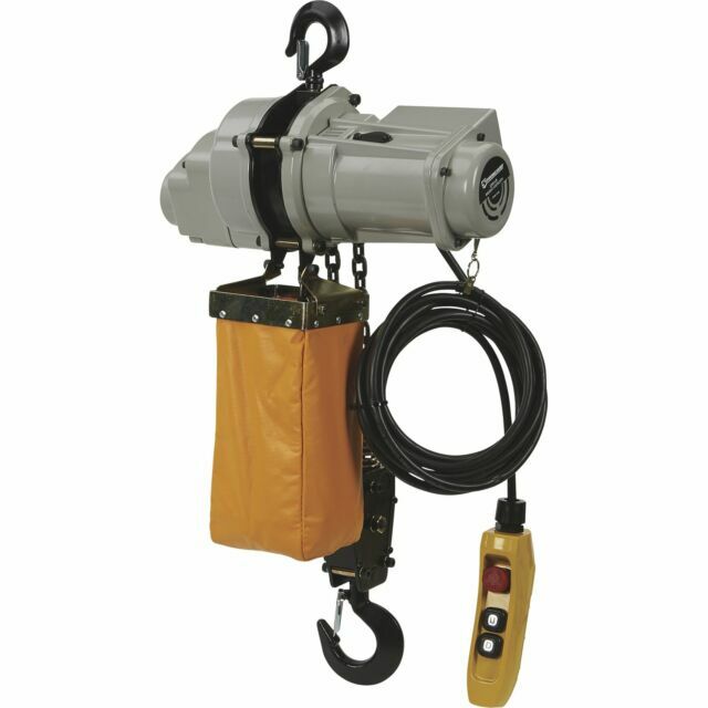 Strongway A02-054-0013 1 Ton Load 9.8 Ft Lift Round Chain Electric ...