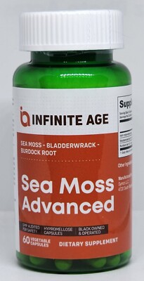 Infinite Age Sea Moss Advanced High-Potency Vegan Superfood with ...