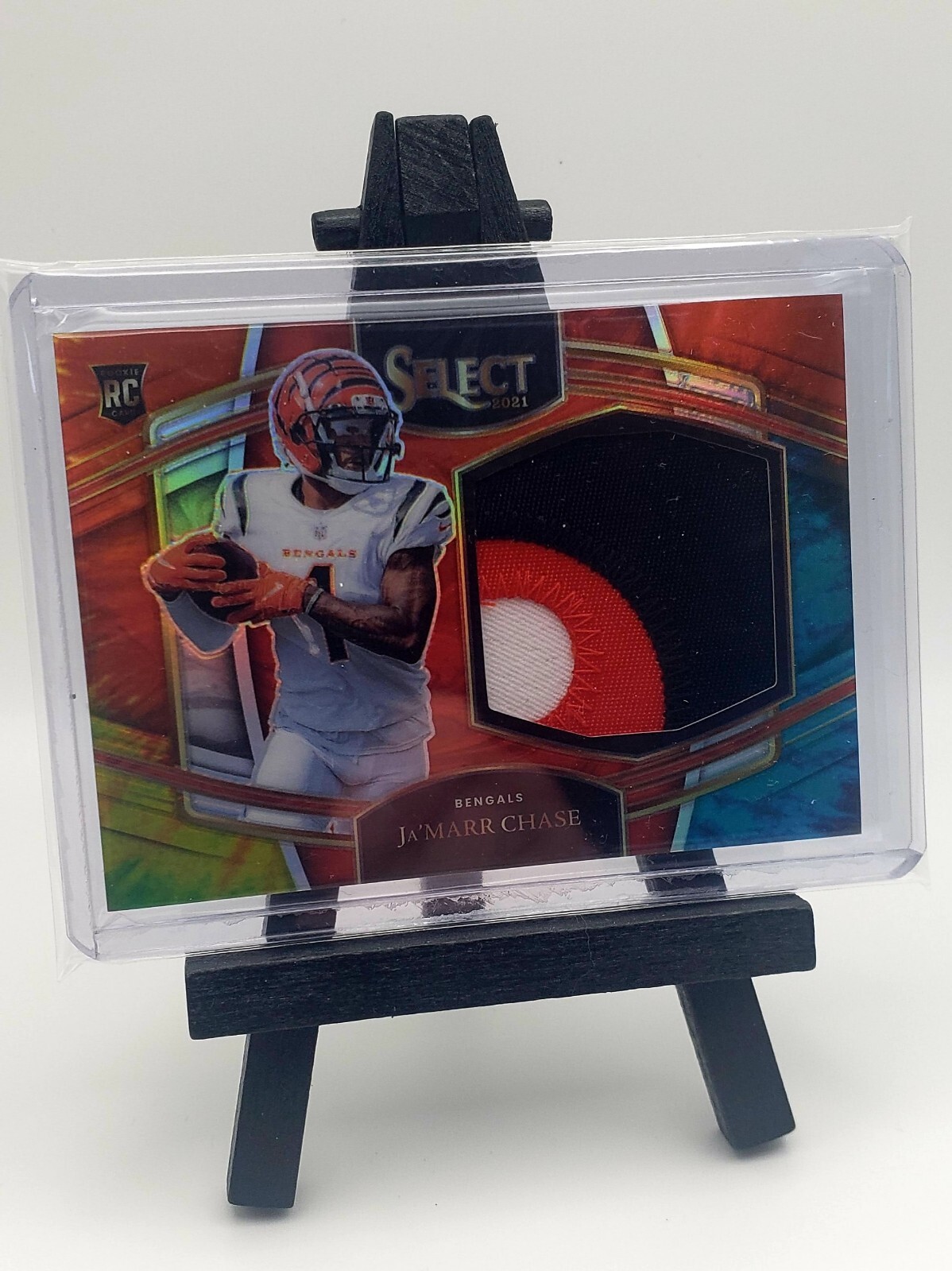 2021 JA'MARR CHASE TIE-DYE SELECT 1/25 1/1 JERSEY NUMBER MATCH ROOKIE ...