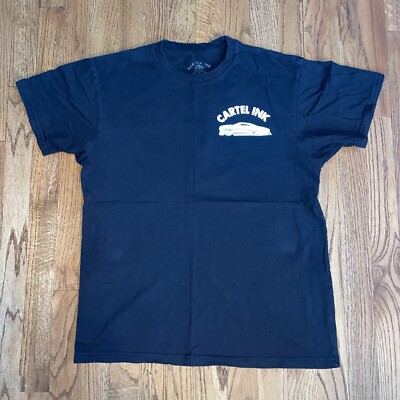 Men’s Medium Cartel Ink Graphic T Shirt Low Rider Black Tattoo | eBay