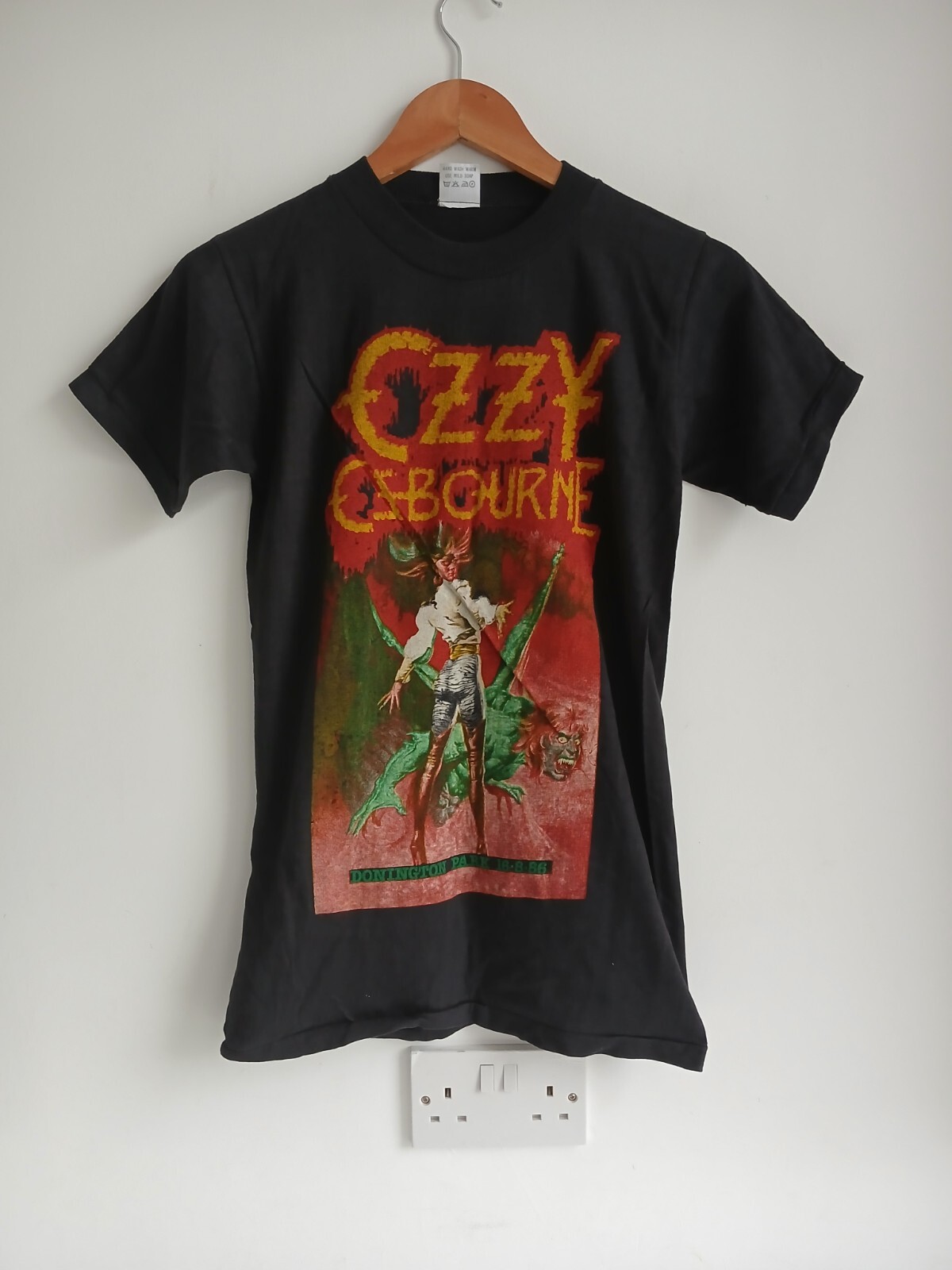 Vintage 1986 Ozzy Osbourne Monsters Rock Black Graphi… - Gem