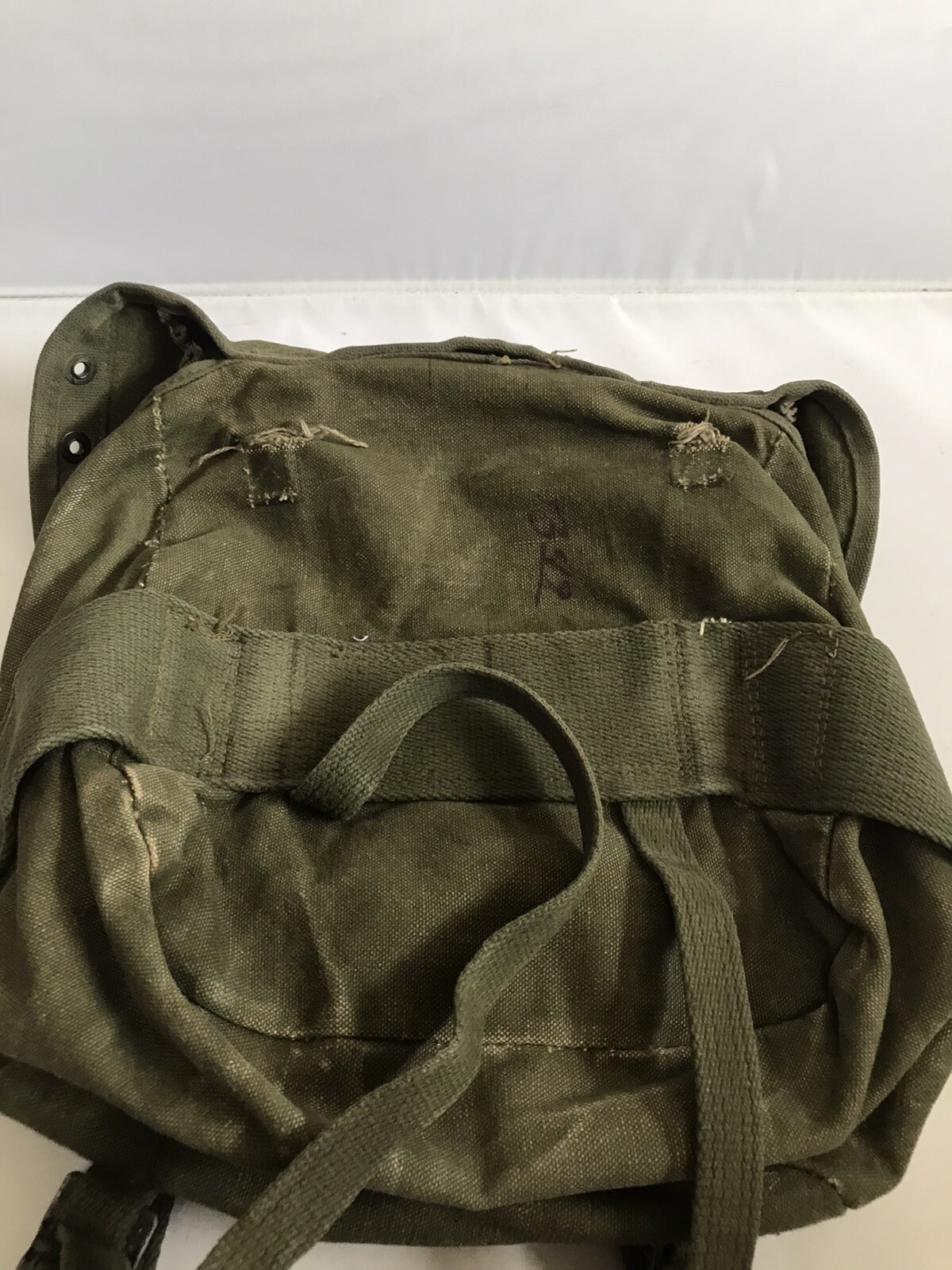 Vietnam US Military Canvas Field Pack Butt Pack 8465-823-7622 DSA 100 ...