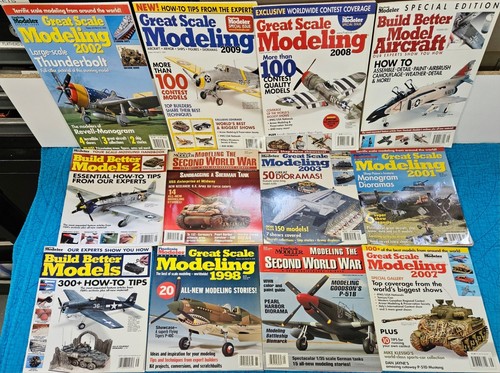 Lot Of 12 Great Scale Modeling Magazine WW2 Aircraft & Armor | eBay