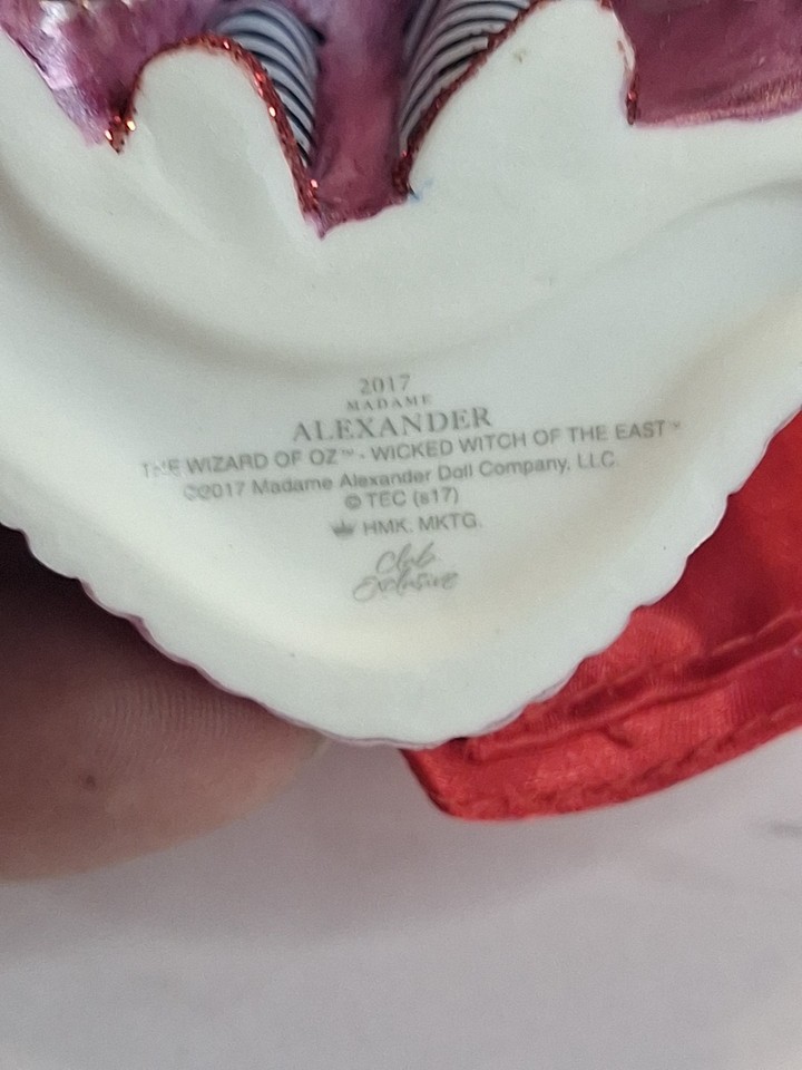 Hallmark Wicked Witch of The East Wizard of Oz Madame Alexander ...