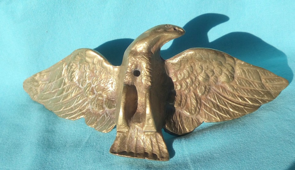 WWII EAGLE GERMAN CAR MASCOT HOOD ORNAMENT RADIATOR CAP | eBay