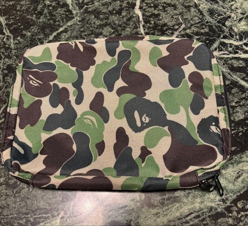 A Bathing Ape 5 Pocket Storage Pouch Camouflage Organizer Bag Tablet ...