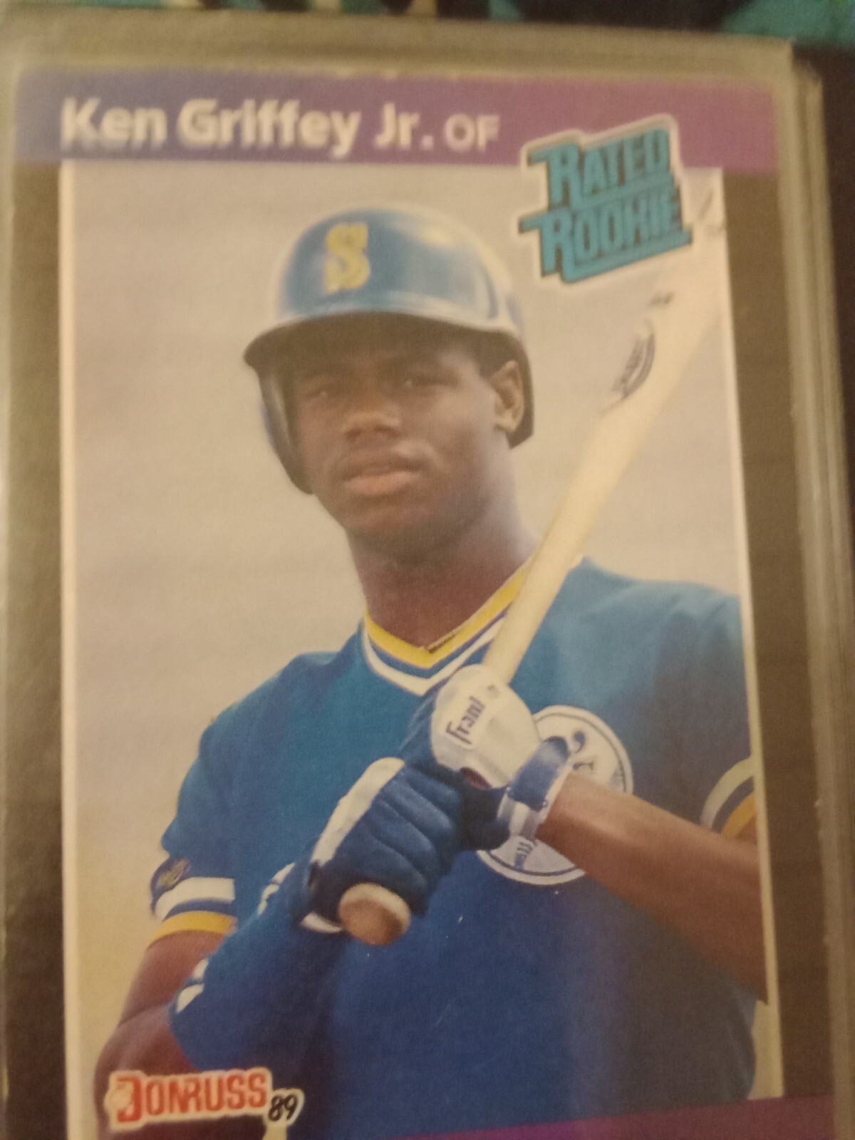 “No Dot Error” 1989 Donruss Ken Griffey #33 Baseball Card - **Misprint ...