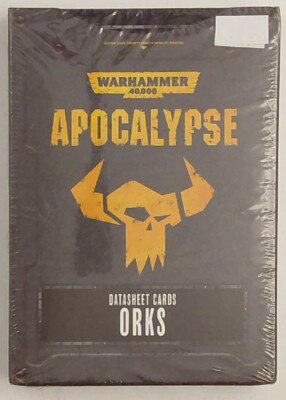 Warhammer 40K: Apocalypse Orks Datasheet Cards [GW 50-52-60] | eBay