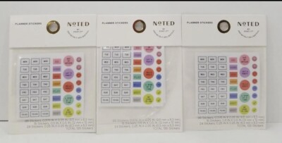 🆕Lot Of 3 Noted By Post-it 'Definitely Delightful' Planner Stickers ...