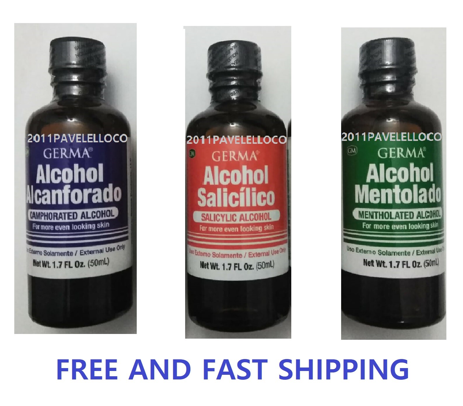 Acohol Alcanforado Camphorated Mentolado Mentholated Salicylic ...