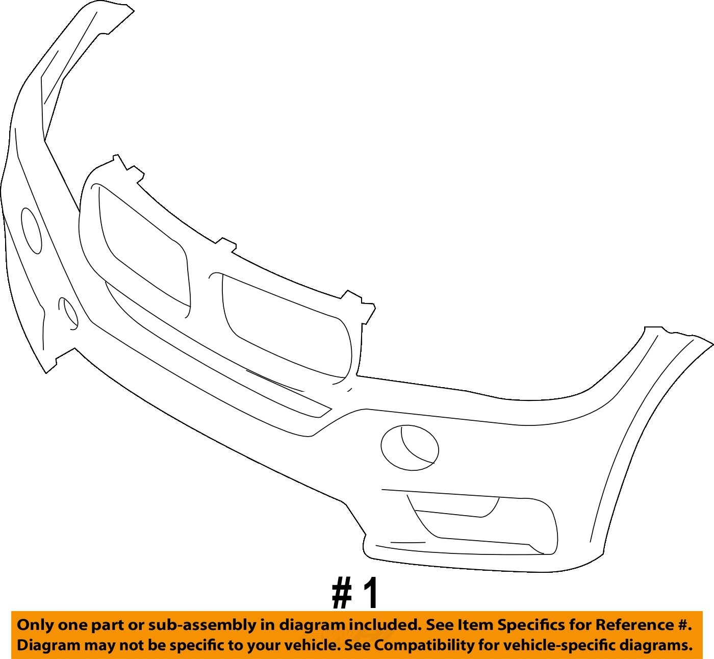 BMW 51117378597 Genuine OEM Bumper Cover for sale online | eBay
