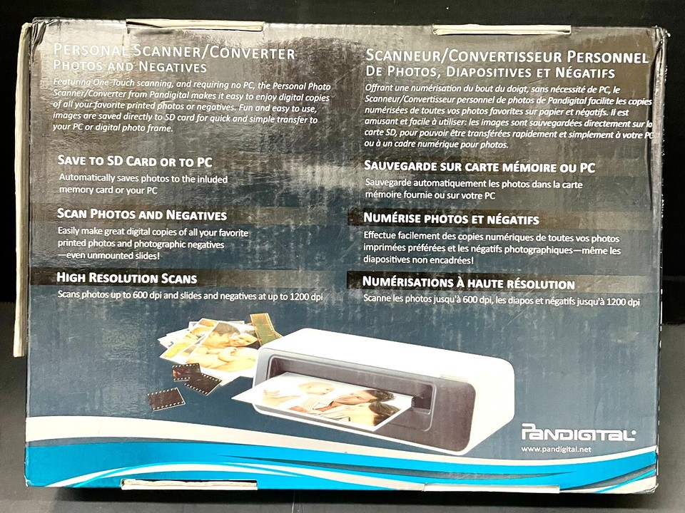 Pandigital 4x6 Personal Scanner/Converter Photos and Negatives - 1200 ...
