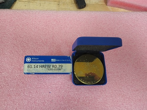 Wilson Instruments 61.14 HREW Rockwell Hardness Standard Test Block | eBay