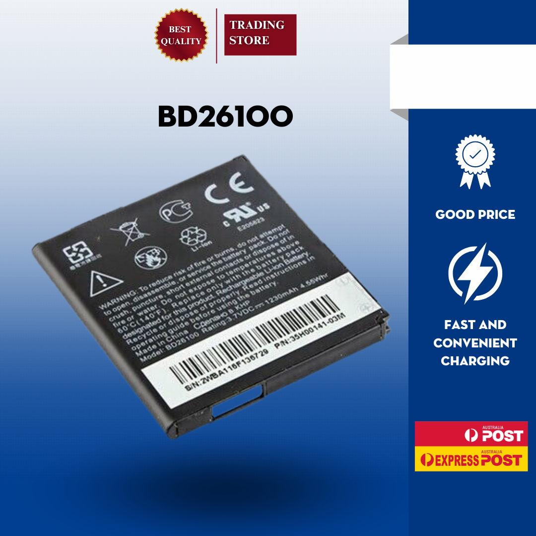 Battery BD26100 Replace for HTC INSPIRE 4G PD98120 DESIRE HD SURROUND ...