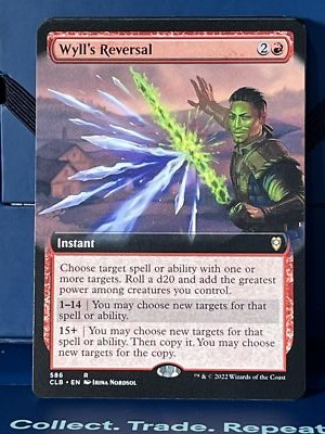 MTG Baldur Gate Wyll's Reversal (Extended Art) CLB NM | eBay