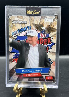 2024 Wild Card Allumination MAGA President Donald J Trump - Comix SSP 3 ...