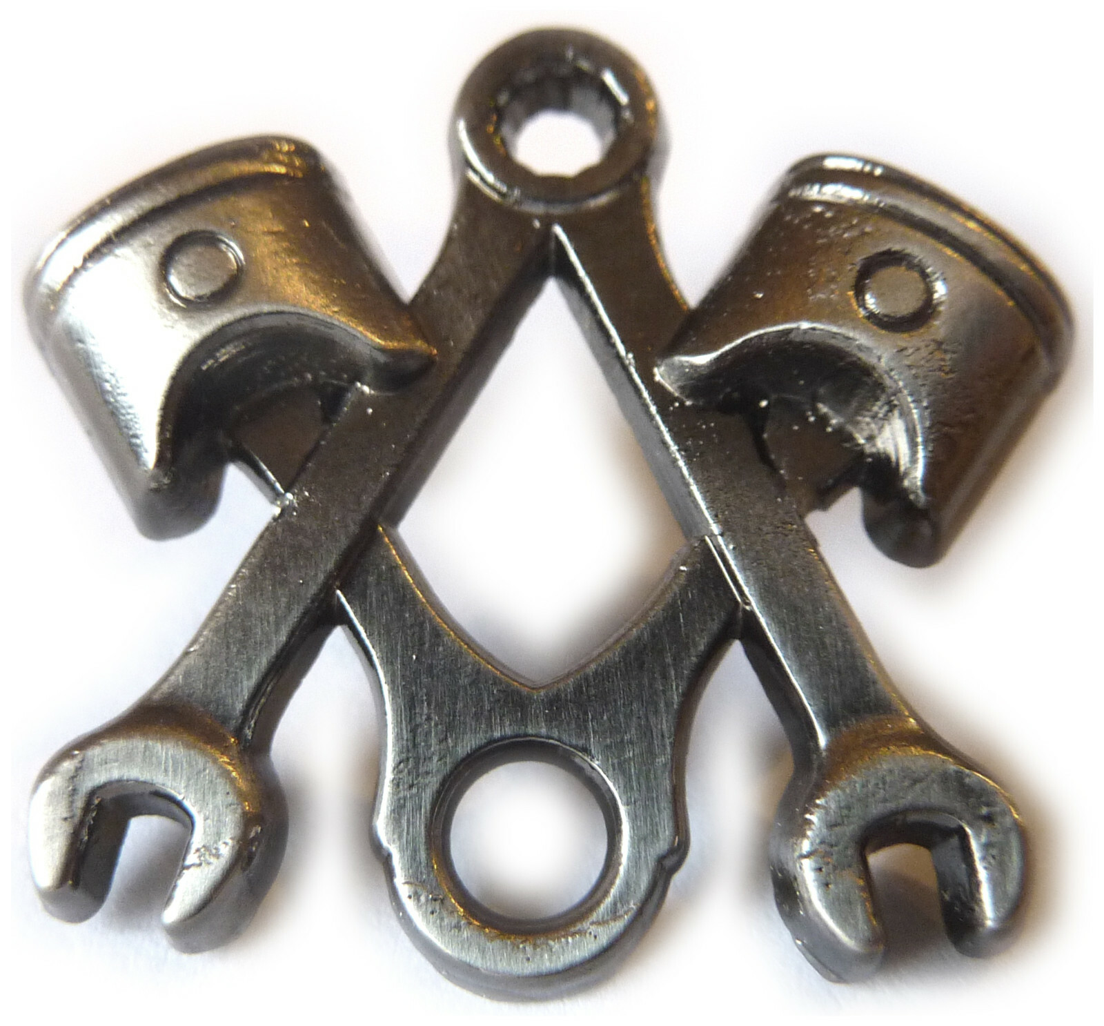 Piston Masonic Wrench Mechanic Harley Indian Antique Nickel Lapel Pin ...